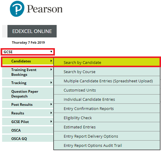 Entries: Delete/Withdraw Academic Learners