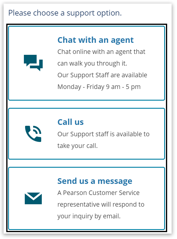 Pearson Support Portal (Students & Parents): Creating A Case Record