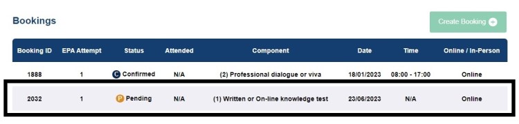 End-point Assessment: Rogo - Booking EPA Knowledge Tests