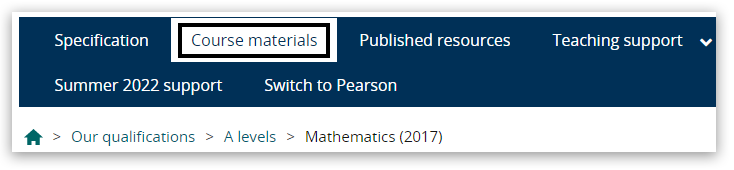 Results: Mark Schemes