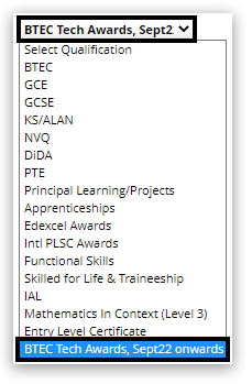 BTEC Tech Awards 2022: Post-Results Services (PRS)