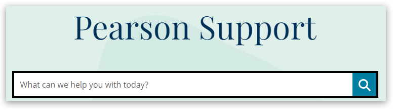 Pearson Support Portal: How To Find An Article To Answer Most Questions