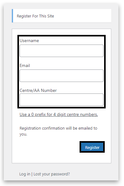 Accessing and creating an account on the new exam/centre stationery website
