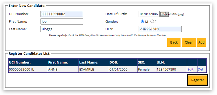 BTEC Tech Awards 2022: Creating Learner Registrations