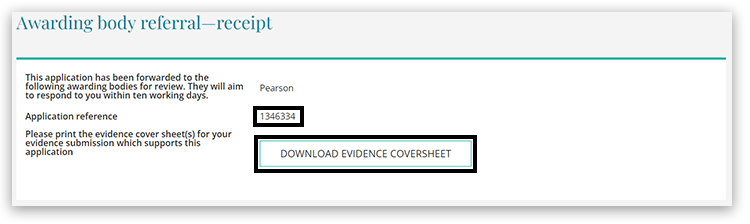 PAAO: Pearson Access Arrangements - Creating an Application