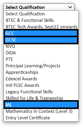 Exams: Attendance Registers and Labels (International Centres)