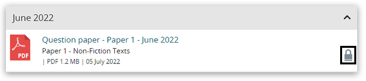 Accessing Secure Materials
