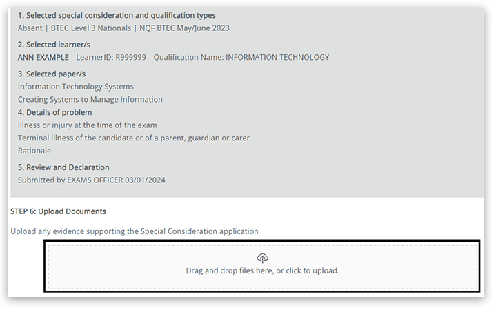 Special Considerations Application Service: Vocational (including BTEC) Qualifications