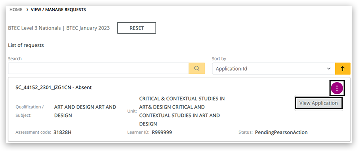 Special Considerations Application Service: Vocational (including BTEC) Qualifications