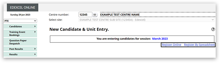 Pearson English International Certificate (PEIC/PEIC YL): Registering ...