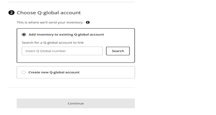 Q-global new website order instructions
