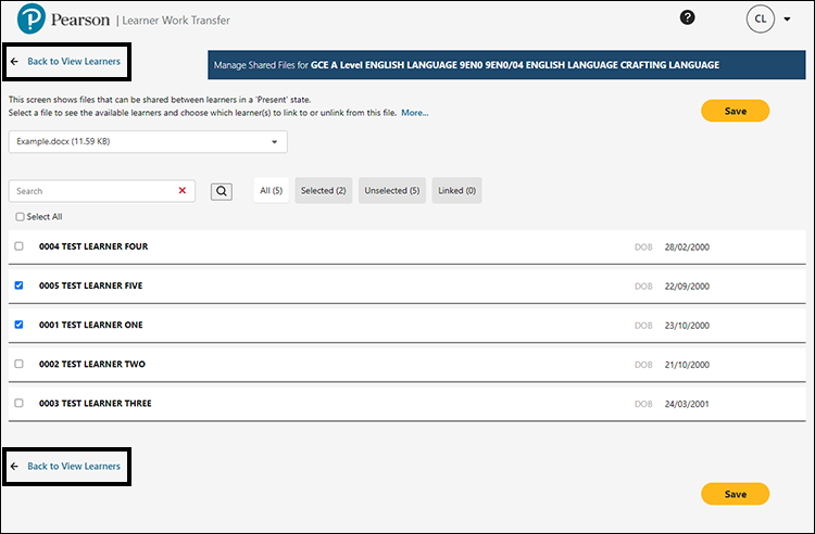 Learner Work Transfer (LWT) Moderation: Managing Requests - Step-by ...