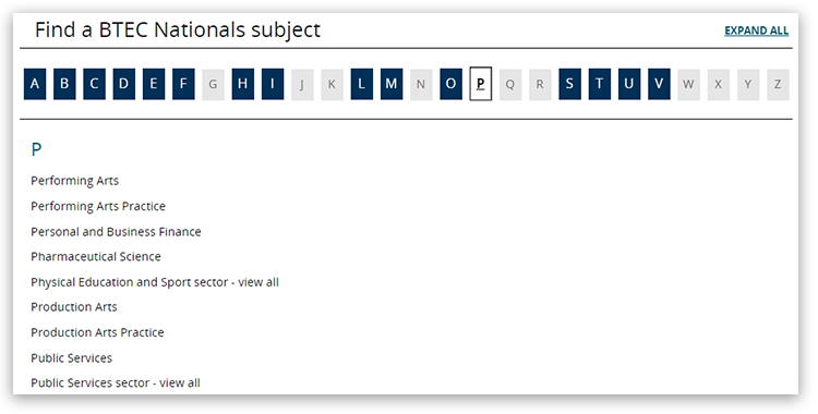 BTEC: Locating Specifications and Administrative Support Guides