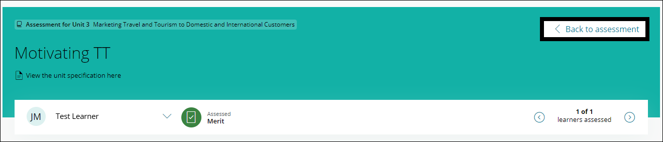 Pearson Progress: Marking Assessments