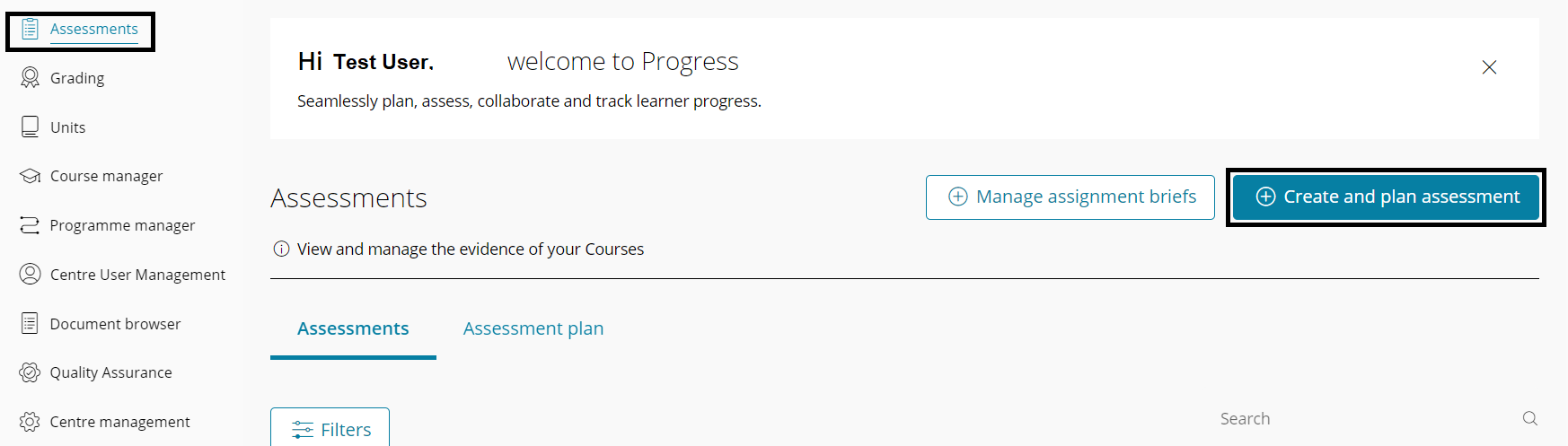 Pearson Progress: Creating Assessments
