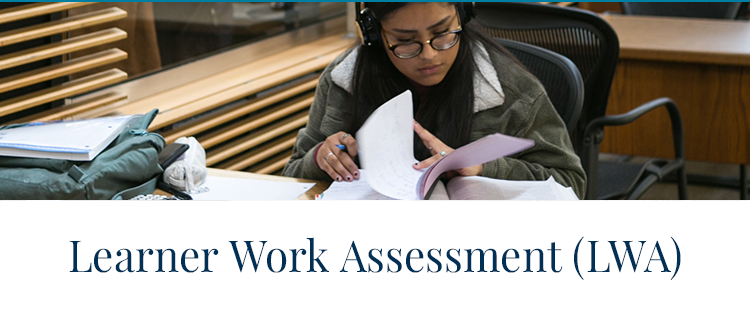 Learner Work Assessment (LWA)