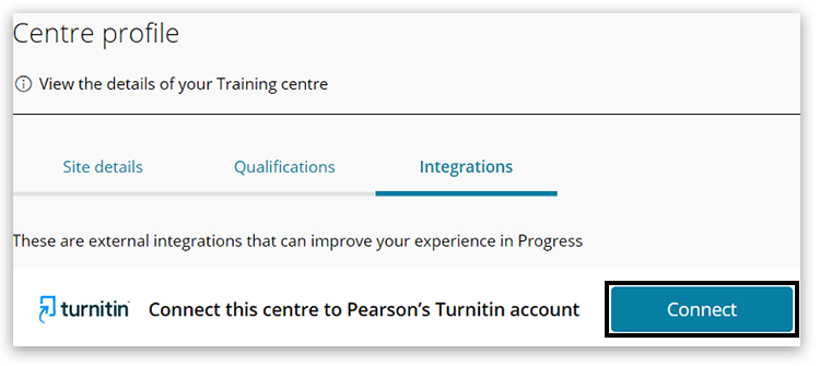 Pearson Progress: Turnitin Assessment Tool