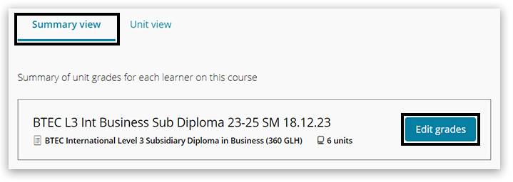 Pearson Progress: Publishing Grades