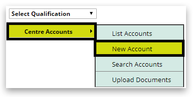 Edexcel Online: Create A New Account