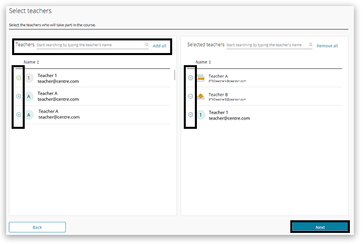Pearson Progress: Creating a course