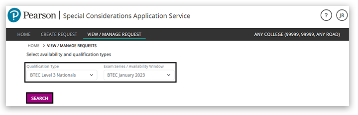 Special Considerations Application Service: Vocational (including BTEC) Qualifications