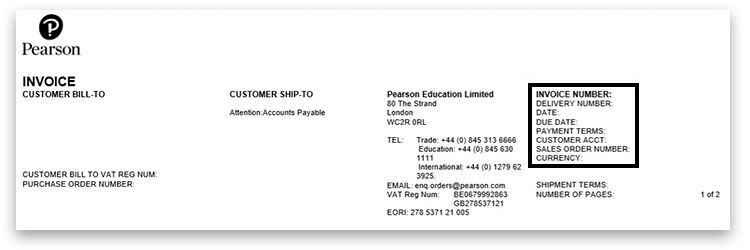 UK Invoices: Making Payments