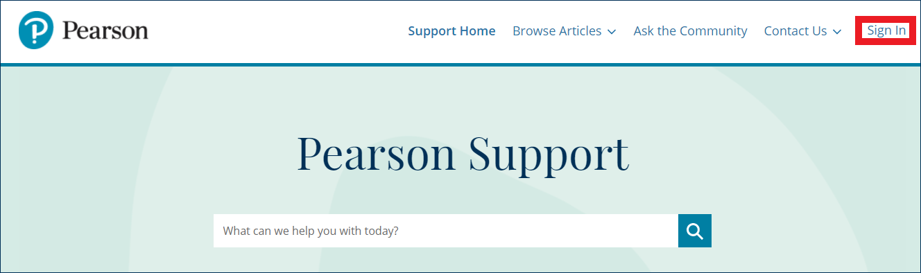 Pearson Support Portal: Creating An Account