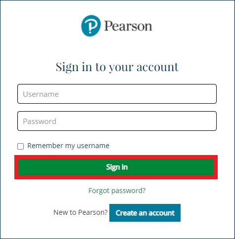 Pearson Support Portal: Creating An Account