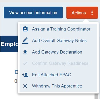 End-point Assessment: Gateway Evidence Uploaded & Apprentice Status Unchanged