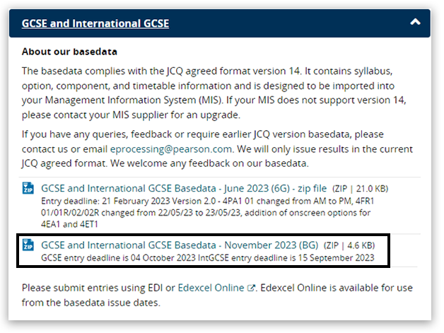 Entries: Making Entries via EDI