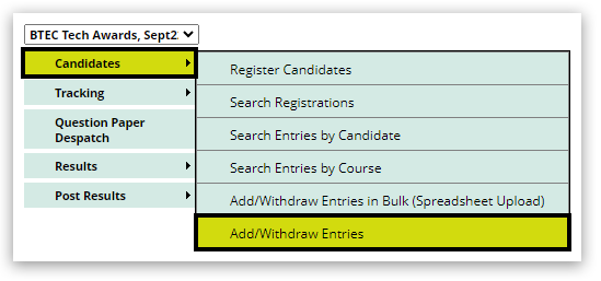 BTEC Tech Awards 2022: Entering Cash-in Codes on Edexcel Online