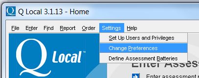 Q Local: Change the On-Screen Administration (OSA) Password