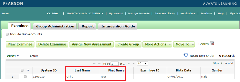 Q-global: Change the Administration Date