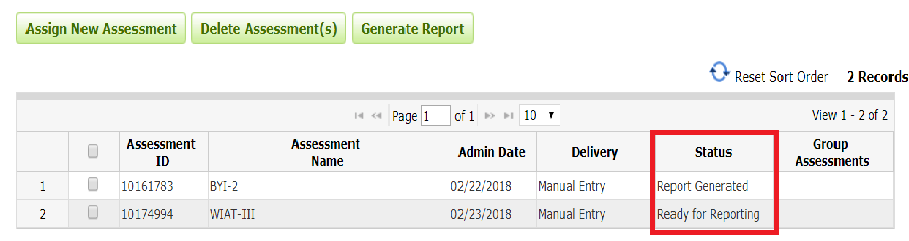 Q-global: Generate an Individual Report