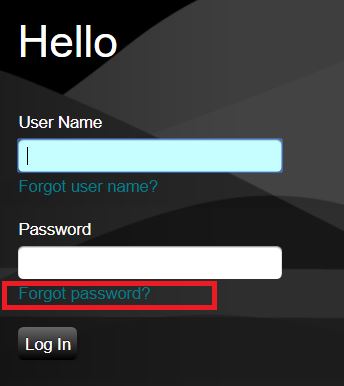 Q-interactive: Password Reset