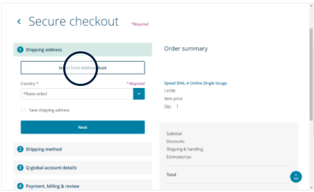 Q-global: Ordering Usage Credits and Subscriptions