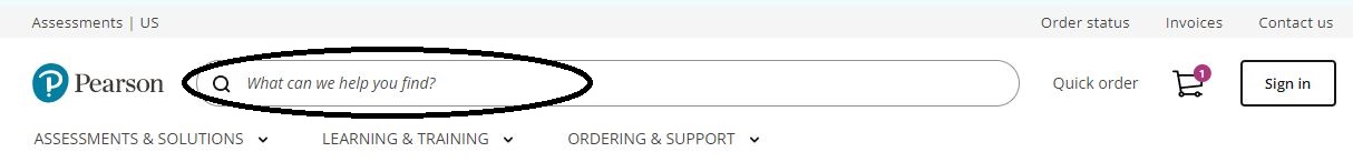 How to place an order on pearsonassessments.com