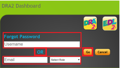 DRA2+: Password Change/Reset